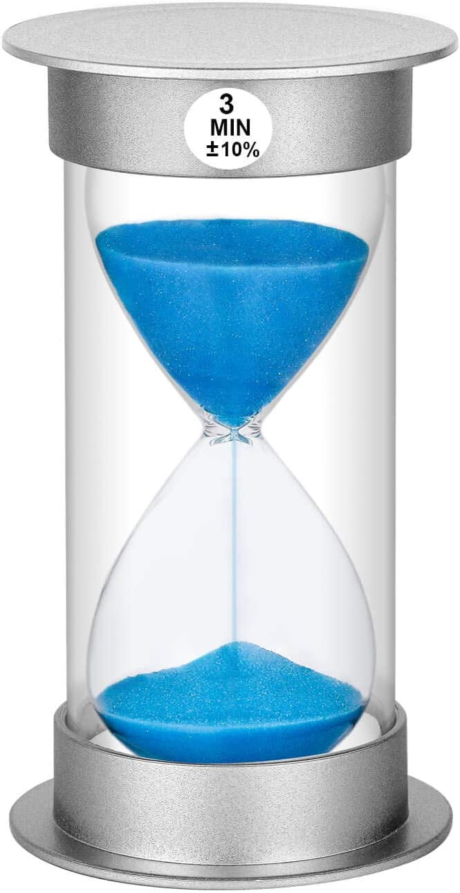 Sand Timer 3 Minute Hourglass Timer, Plastic Sand Watch 3 Min, Large ...
