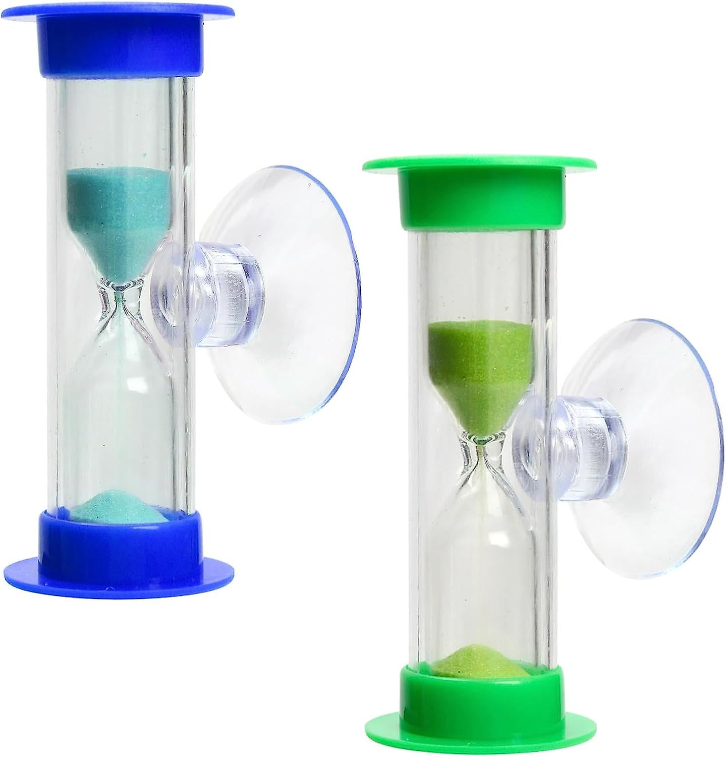 Sand Timer For Kids, 2 Pieces Timers With Suction Cup, 3 Minutes Teeth ...