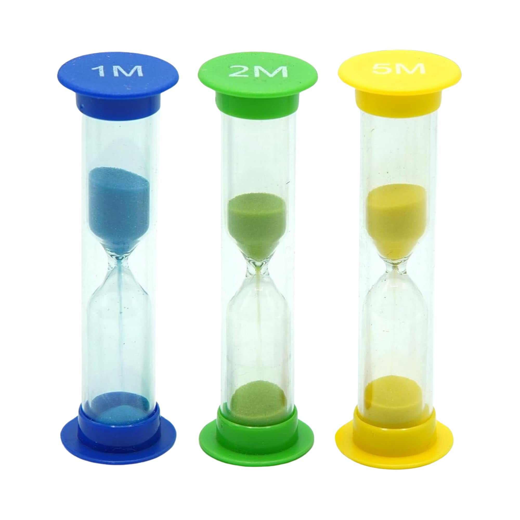 Sand Timer Set for Kids Classroom Home Activities, 3 Small Colorful ...
