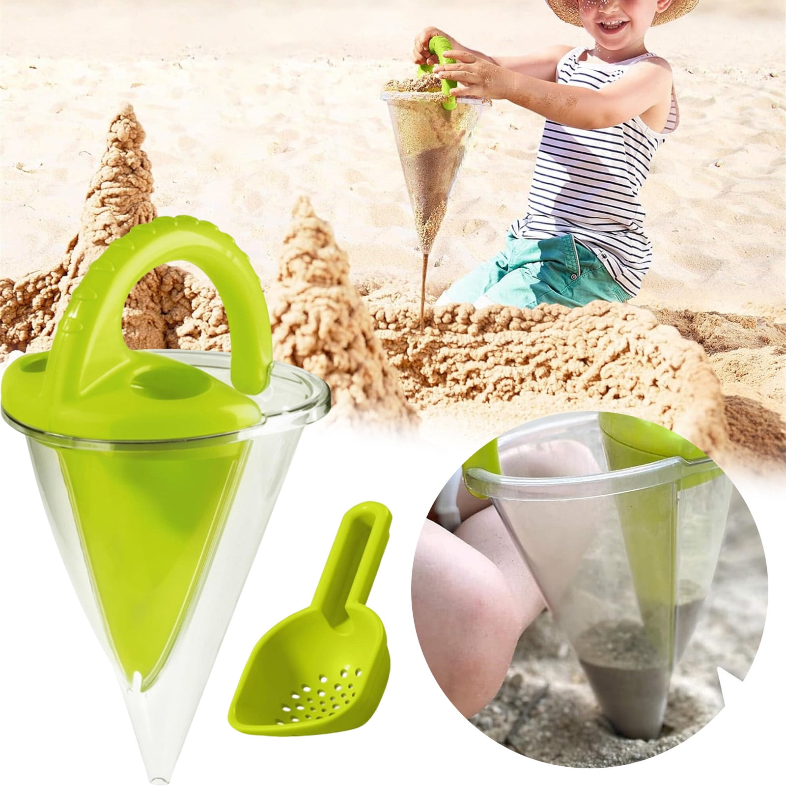 Sand Toys,Spilling Funnel XXL with Sifting Shovel - Ultimate Sand ...