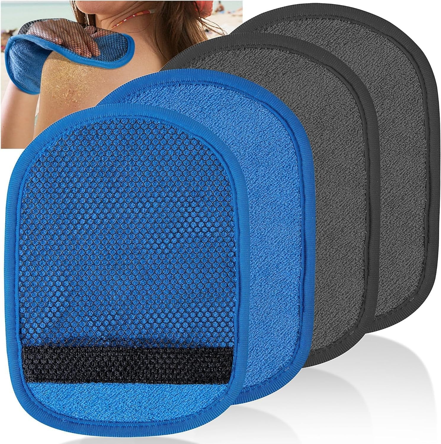 Sand Wipe Off for Beach, Sand Off Gloves, Sand Remover, Sand Removal ...