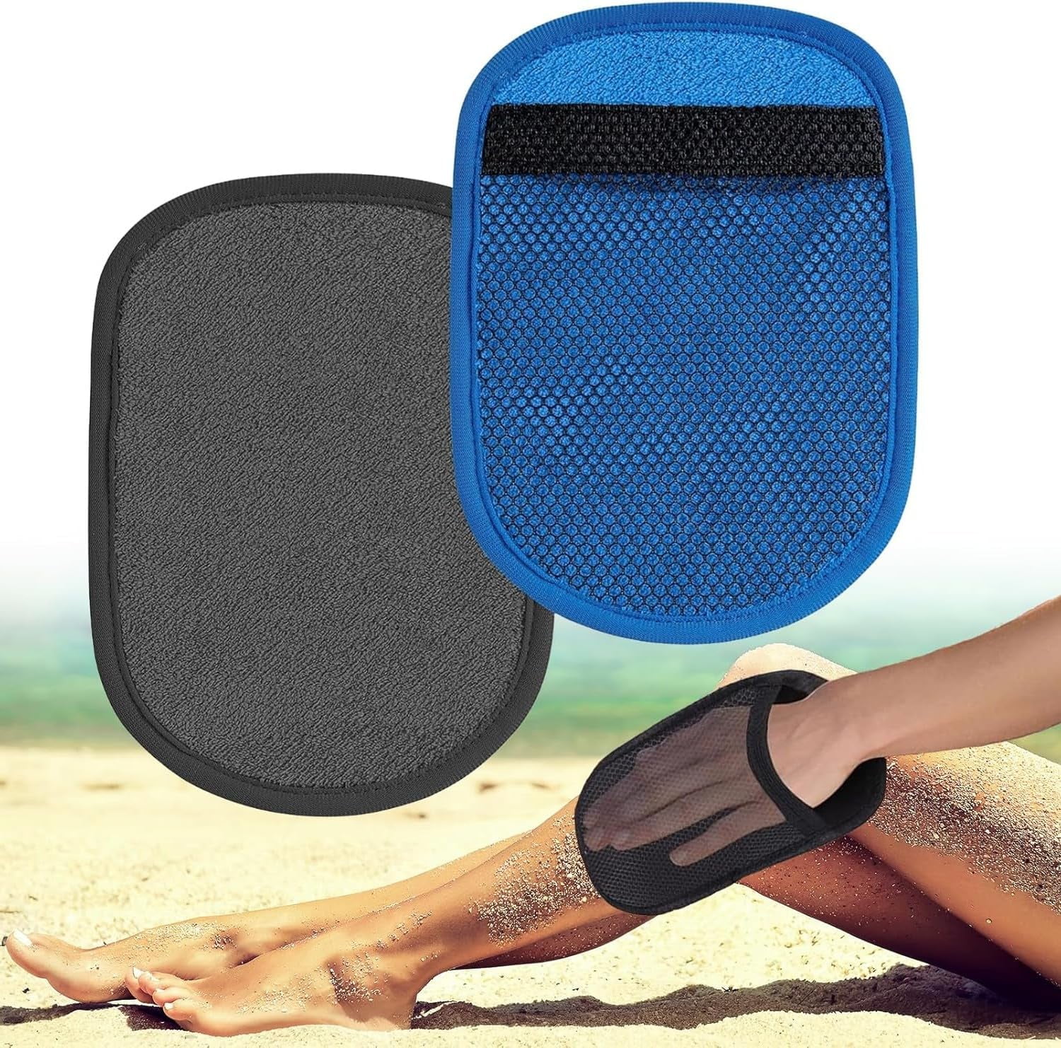 Sand Wipe Off for Beach, Sand Off Gloves, Sand Remover, Sand Removal ...