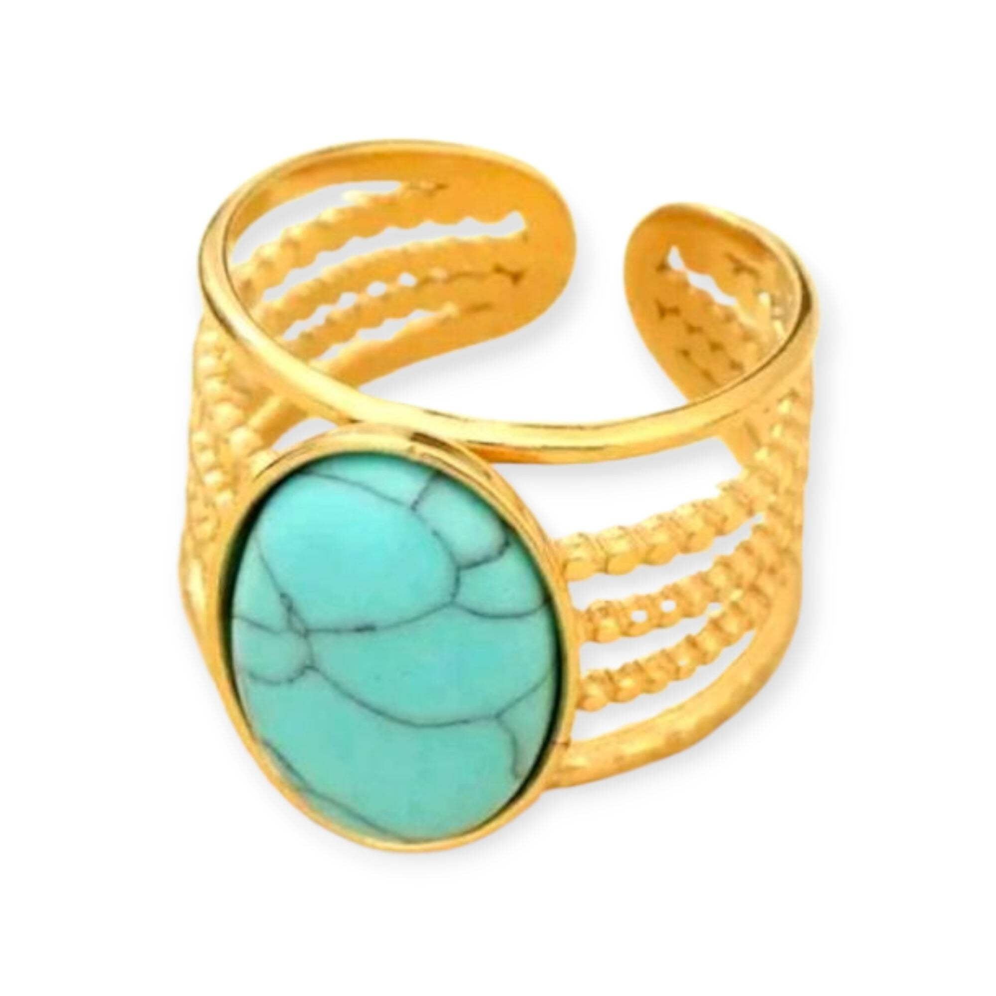 Sand and Sass Gold Tone Metal Adjustable Western Style Ring - Walmart.com