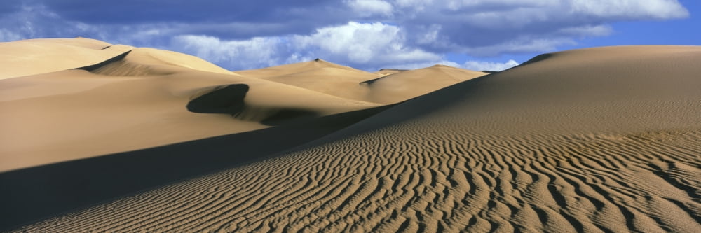 Sand dunes in a desert, Great Sand Dunes National Park, Colorado, USA ...