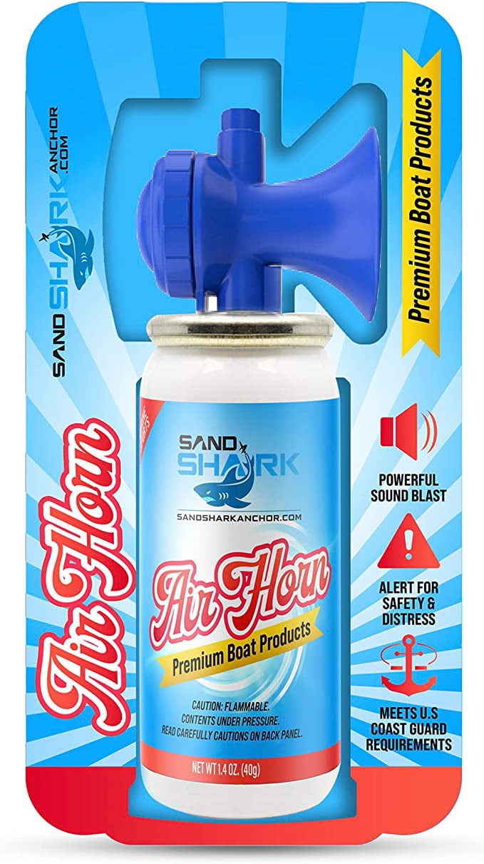 SandShark 1.4oz Marine Boat Air Horn, Loud Safety Signal, Perfect for ...