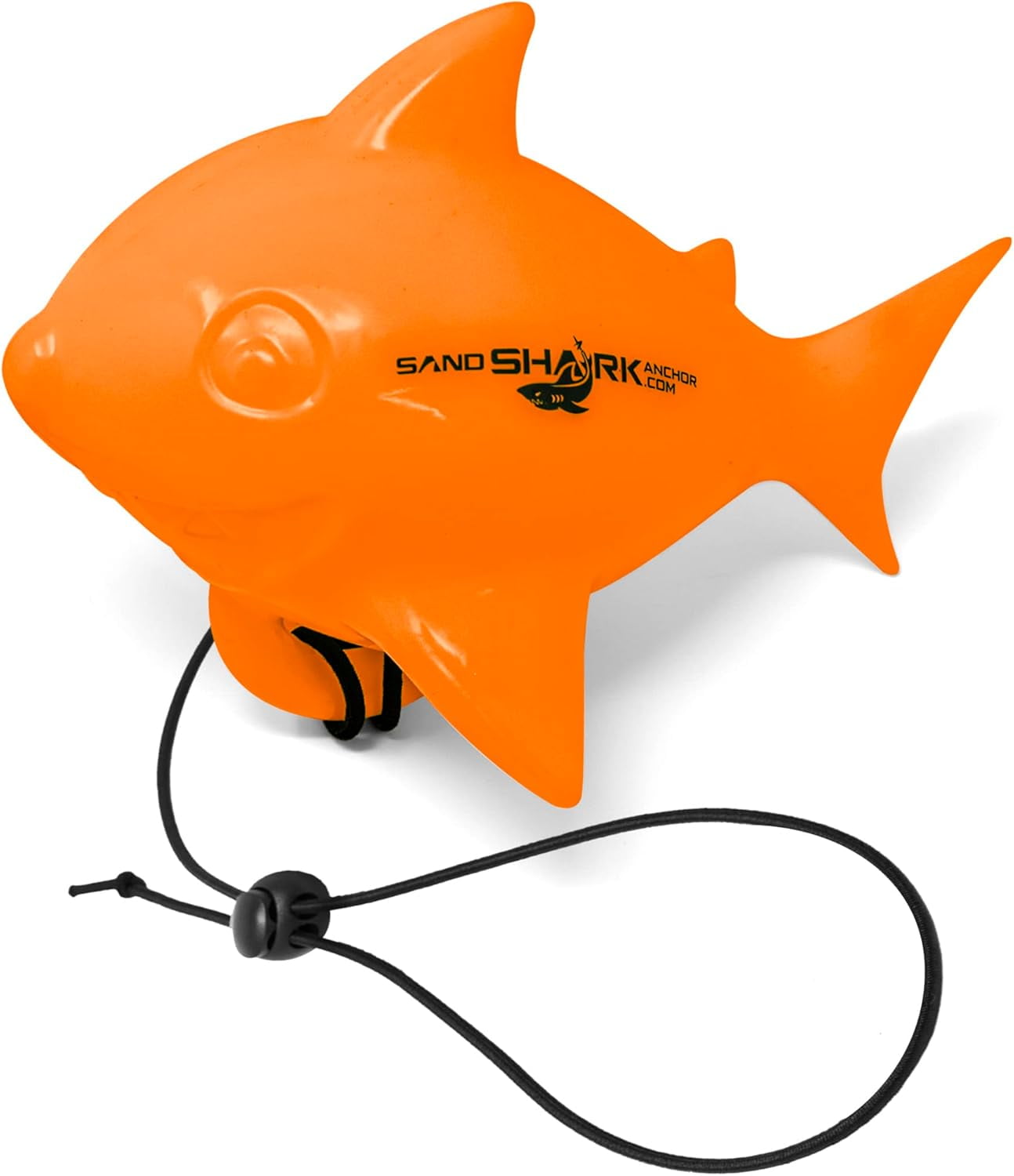SandShark Neon Orange Floating PVC Shark Shape Anchor Marker Buoy for ...