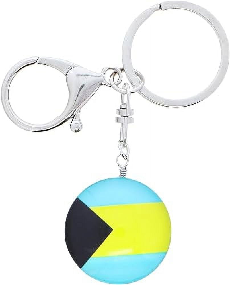 SandT Collection Bahamas Round Durable Souvenir Metal Keychain ...