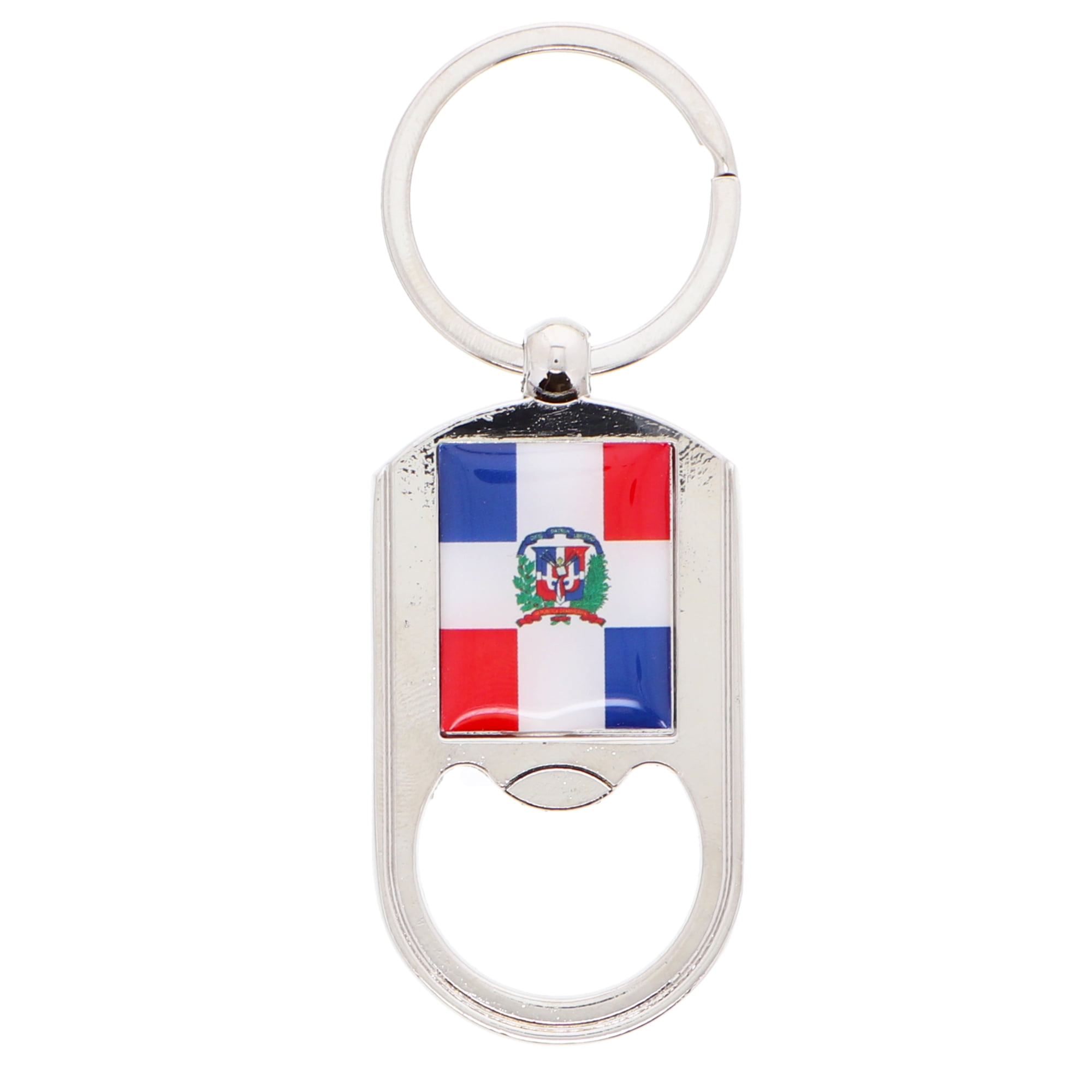 SandT Collection Dominican Bottle Opener Durable Metal Keychain ...