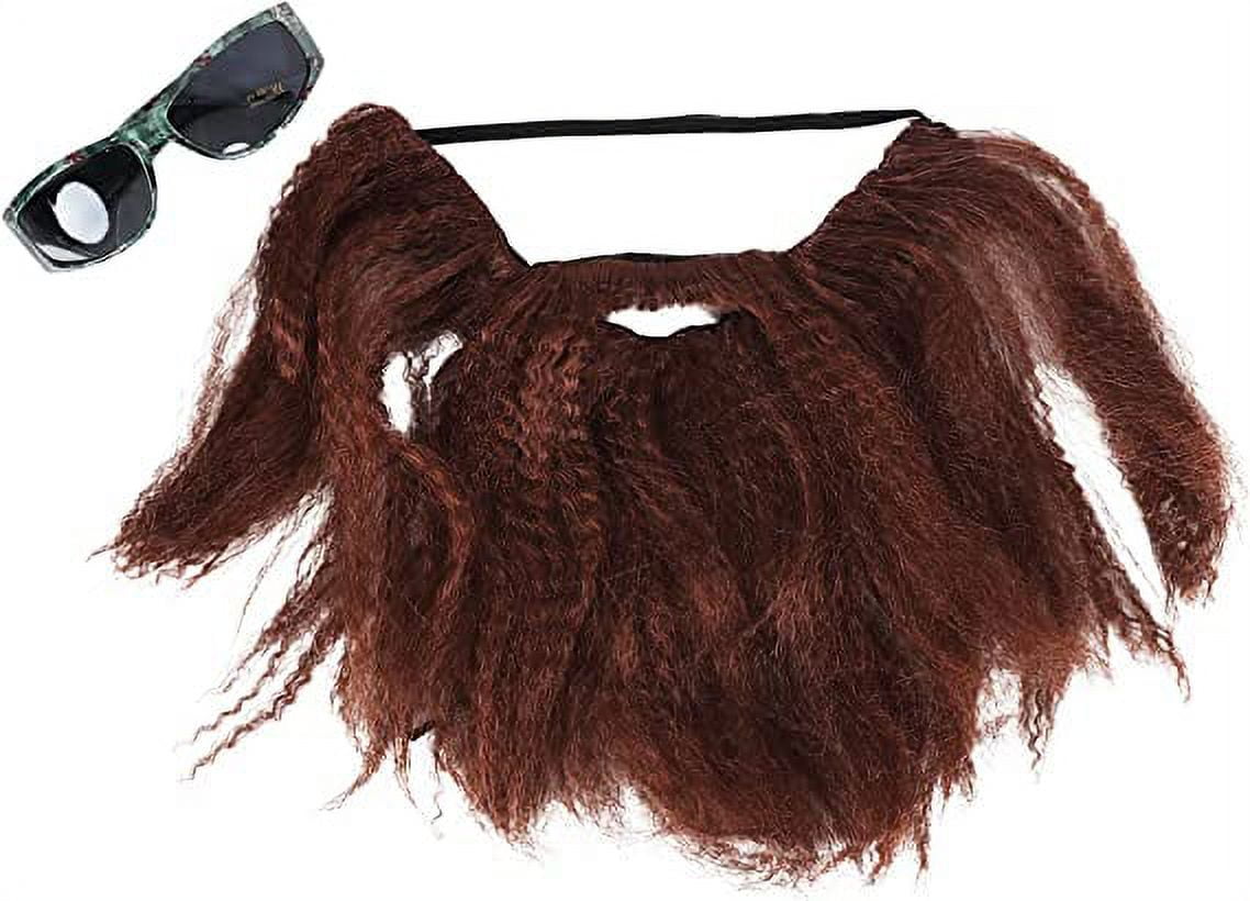 SandT Collection Fake Beard and Mustache Costume with Sunglasses for ...