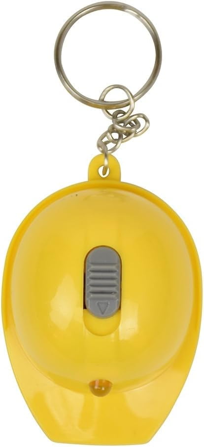 SandT Collection Hard Hat Flashlight Keychain Beer Opener-Yellow ...