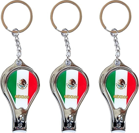 SandT Collection Mexico Souvenir Keychain with Nail Clipper and Bottle ...