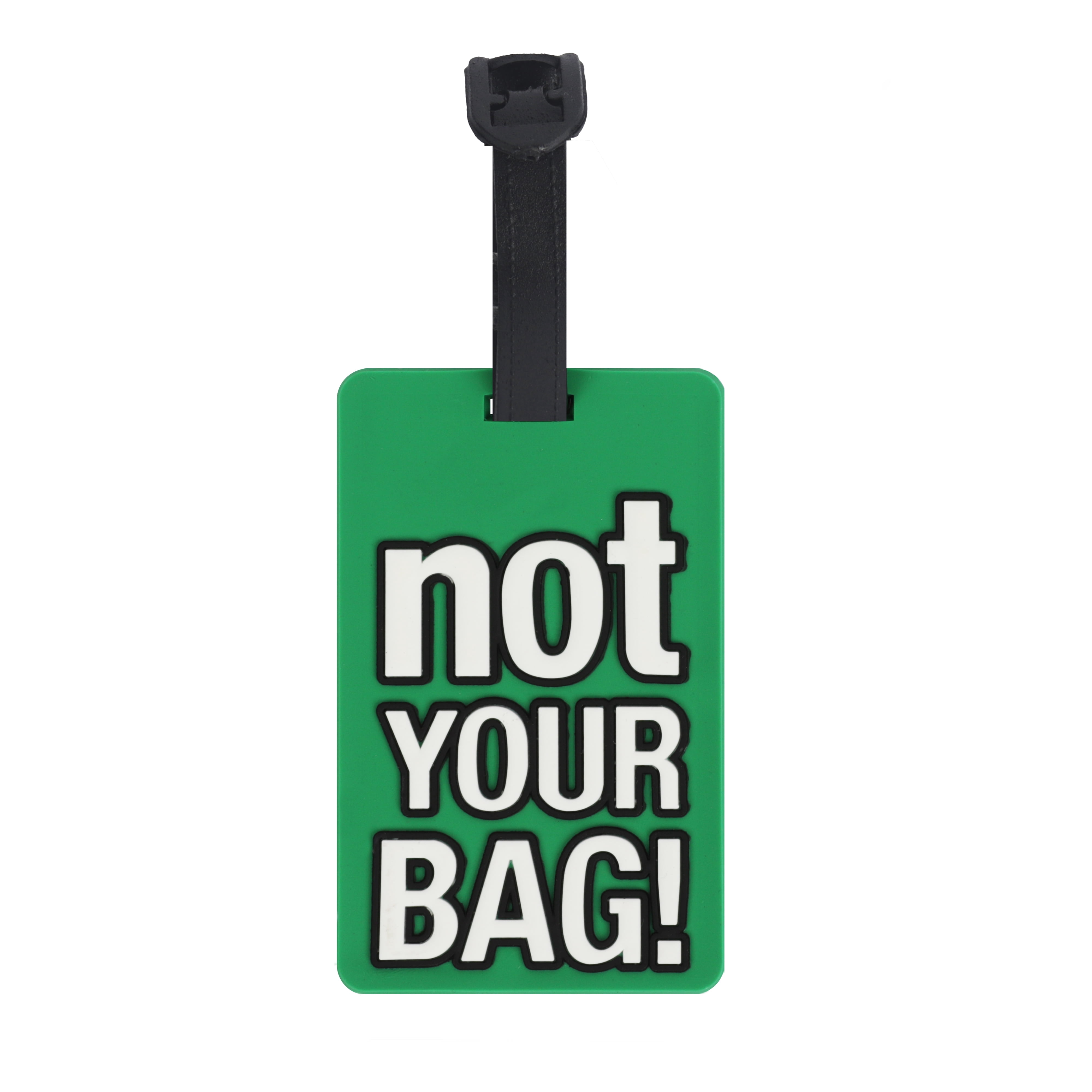 SandT Collection Not Your Bag Luggage Silicone Tag Suitcase ID Holder ...