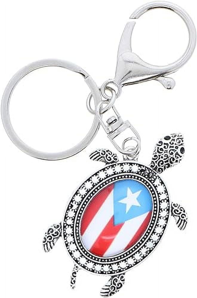 SandT Collection Puerto Rico Durable Metal Turtle Keychain - Walmart.com