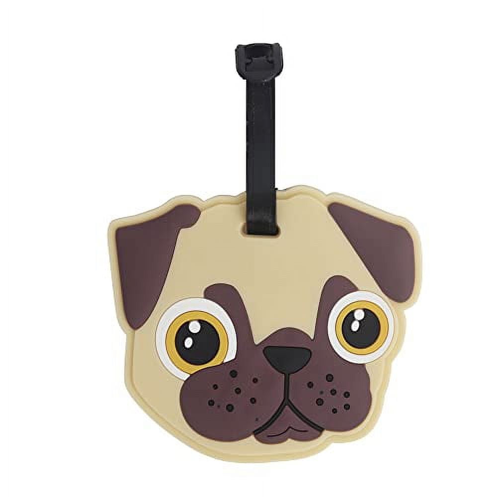 SandT Collection Silicone, Plastic Animal Luggage Tag Cute Suitcase ...