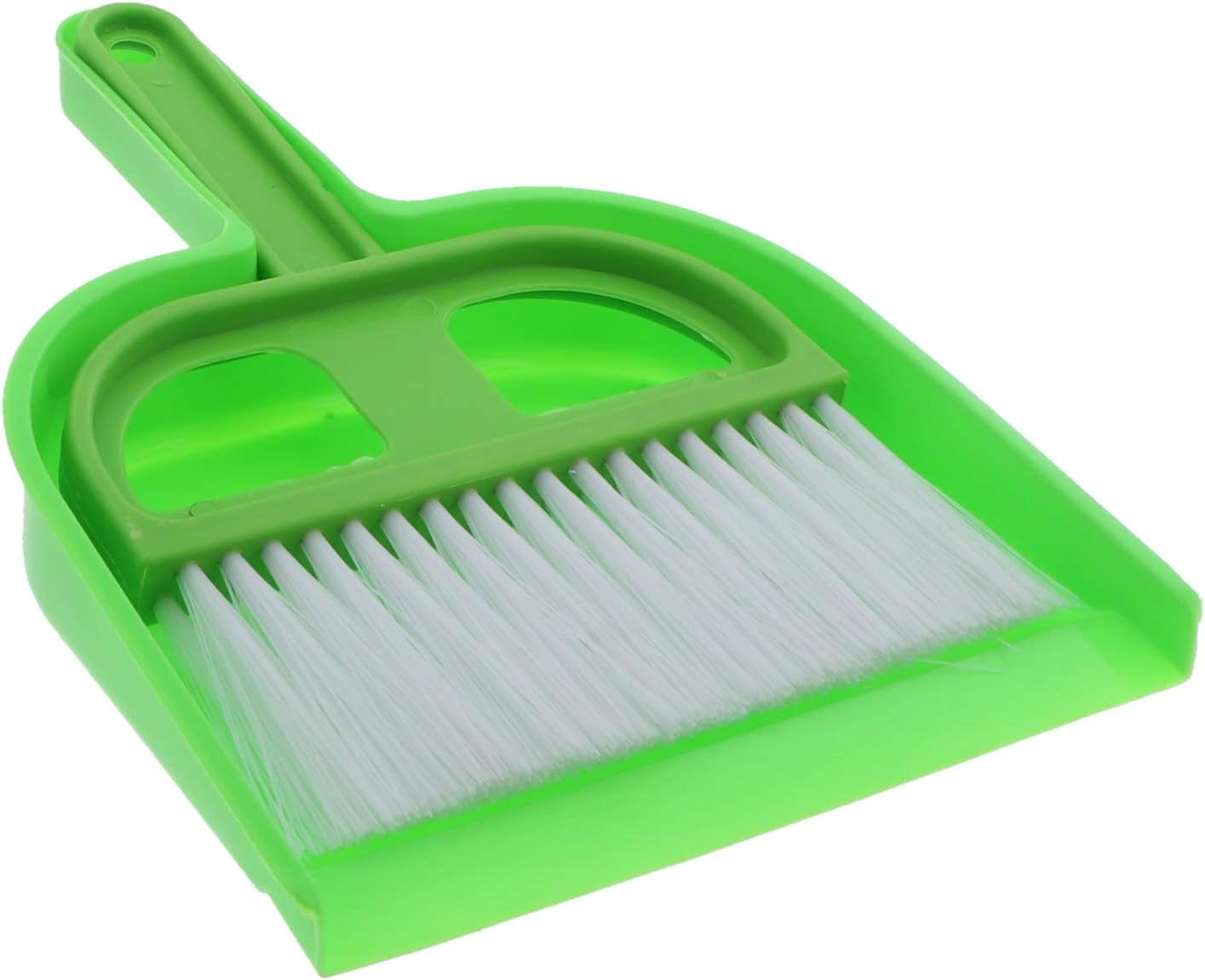 SandT Collection Small Plastic Dustpan Set with Brush - Green - Walmart.com