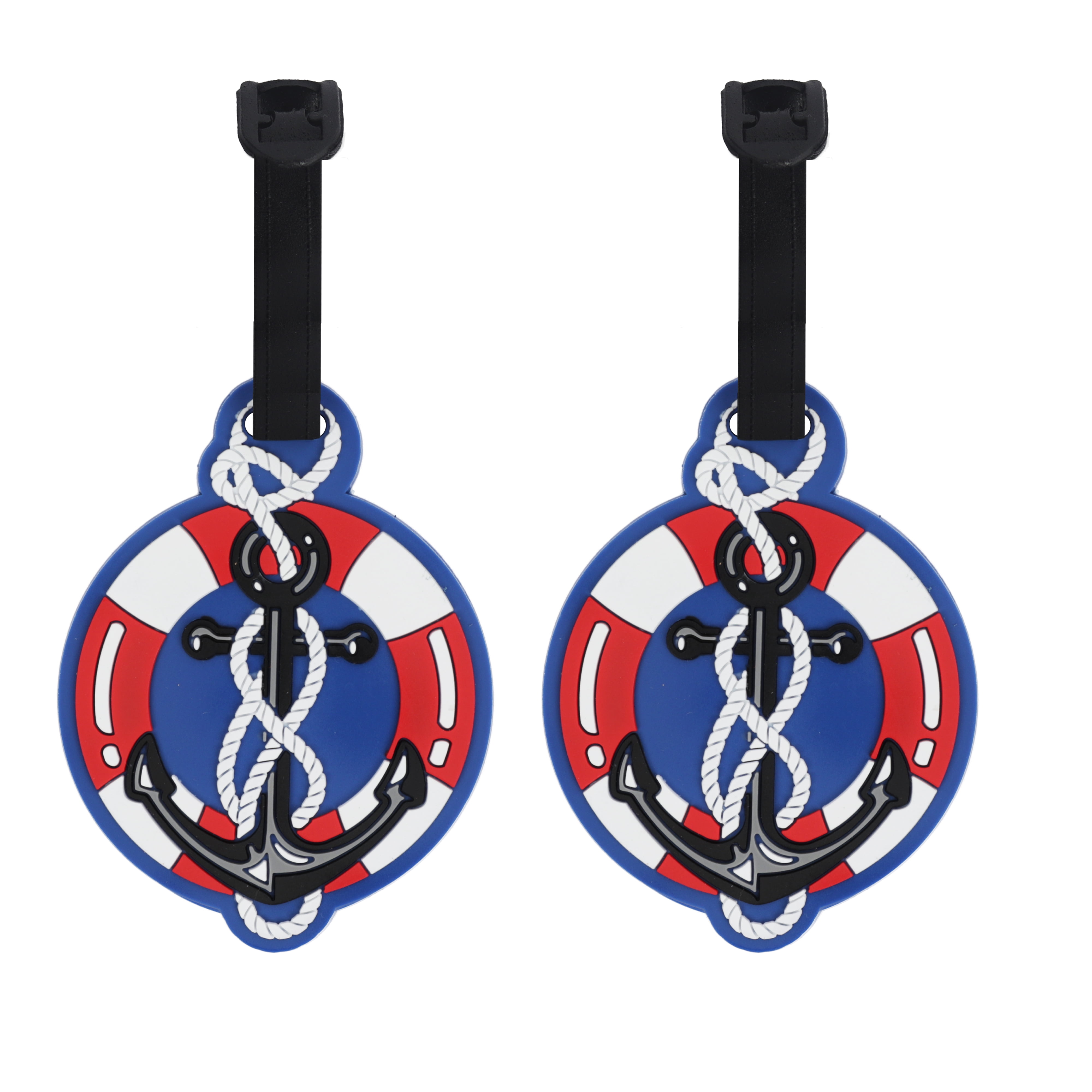 SandT Collection Summer Vacation Luggage Tag Silicone Suitcase ID for ...