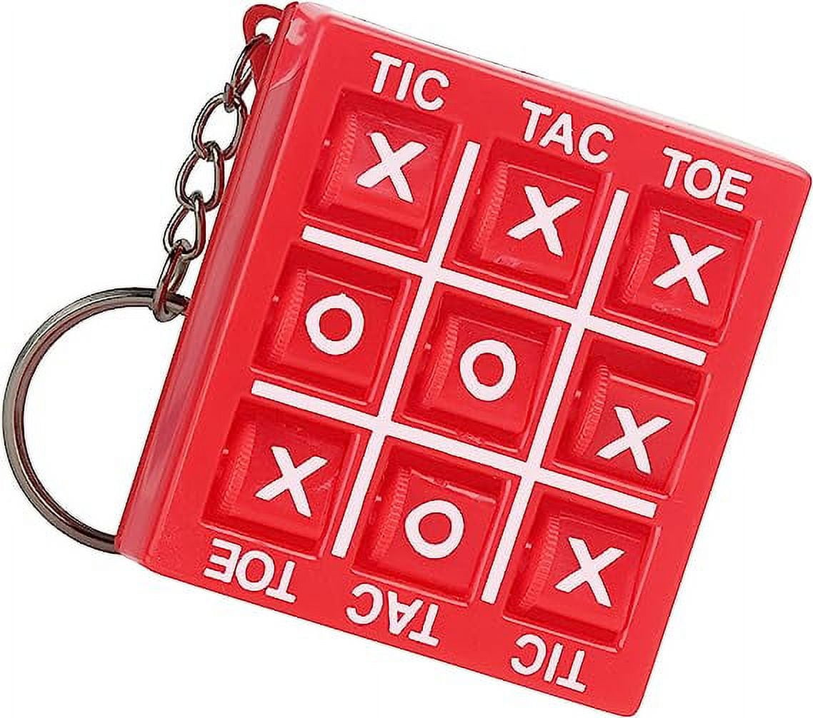SandT Collection Tic Tac Toe Metal Keychain Keyring Holder Backpack ...