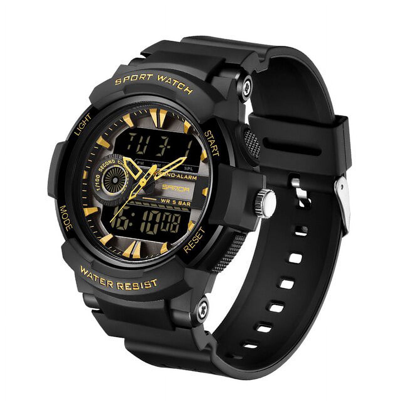 Sanda 2022 New Sports Men's Watches Top Brand Dual Display Watch 50m ...