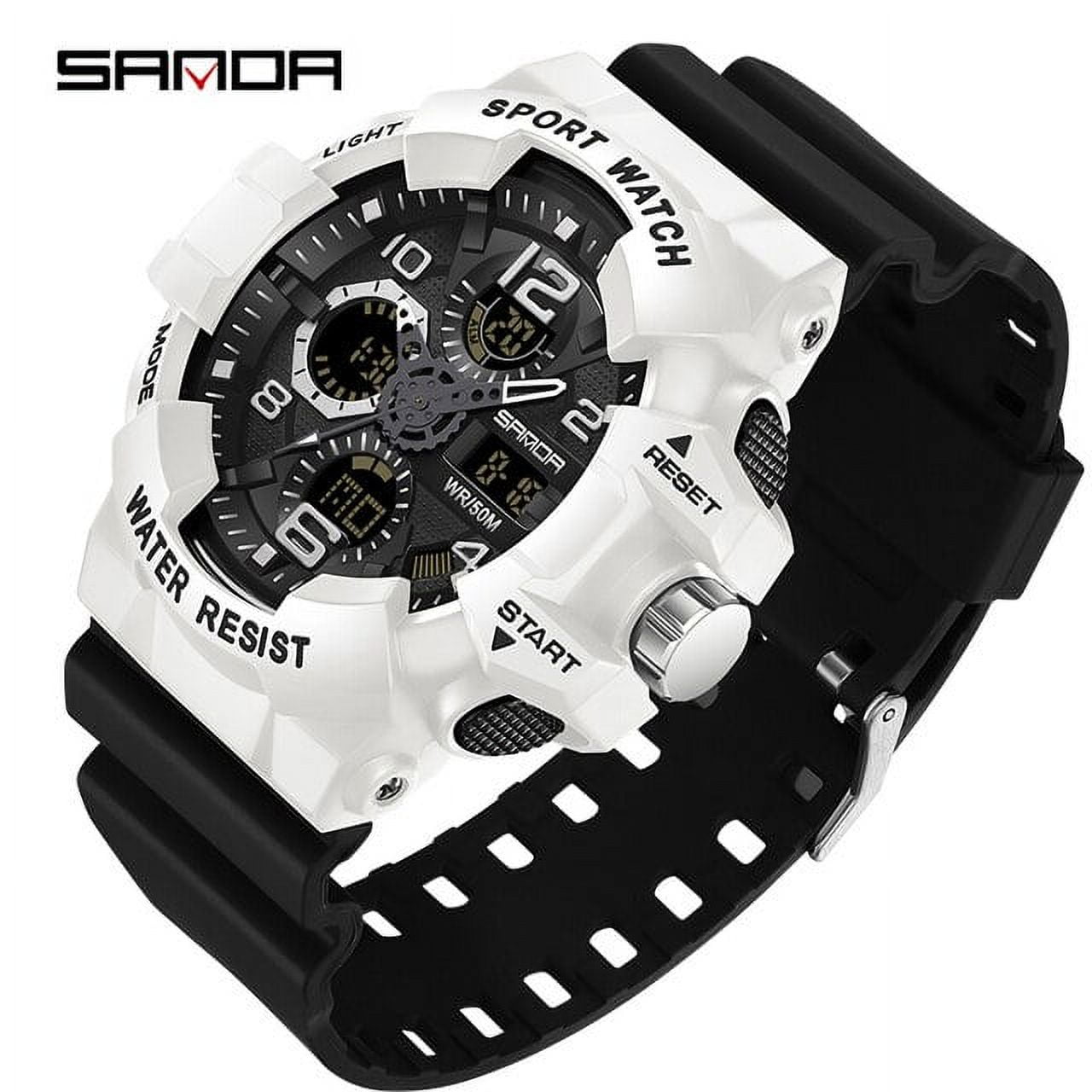 Sanda Brand G- Style Military Watch Men Digital Shock Sports Watches ...