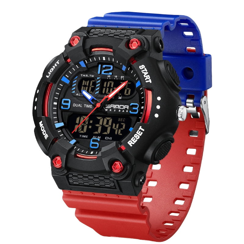 Sanda Couple's Watch, Multi-Functional Waterproof Sports Style, with ...