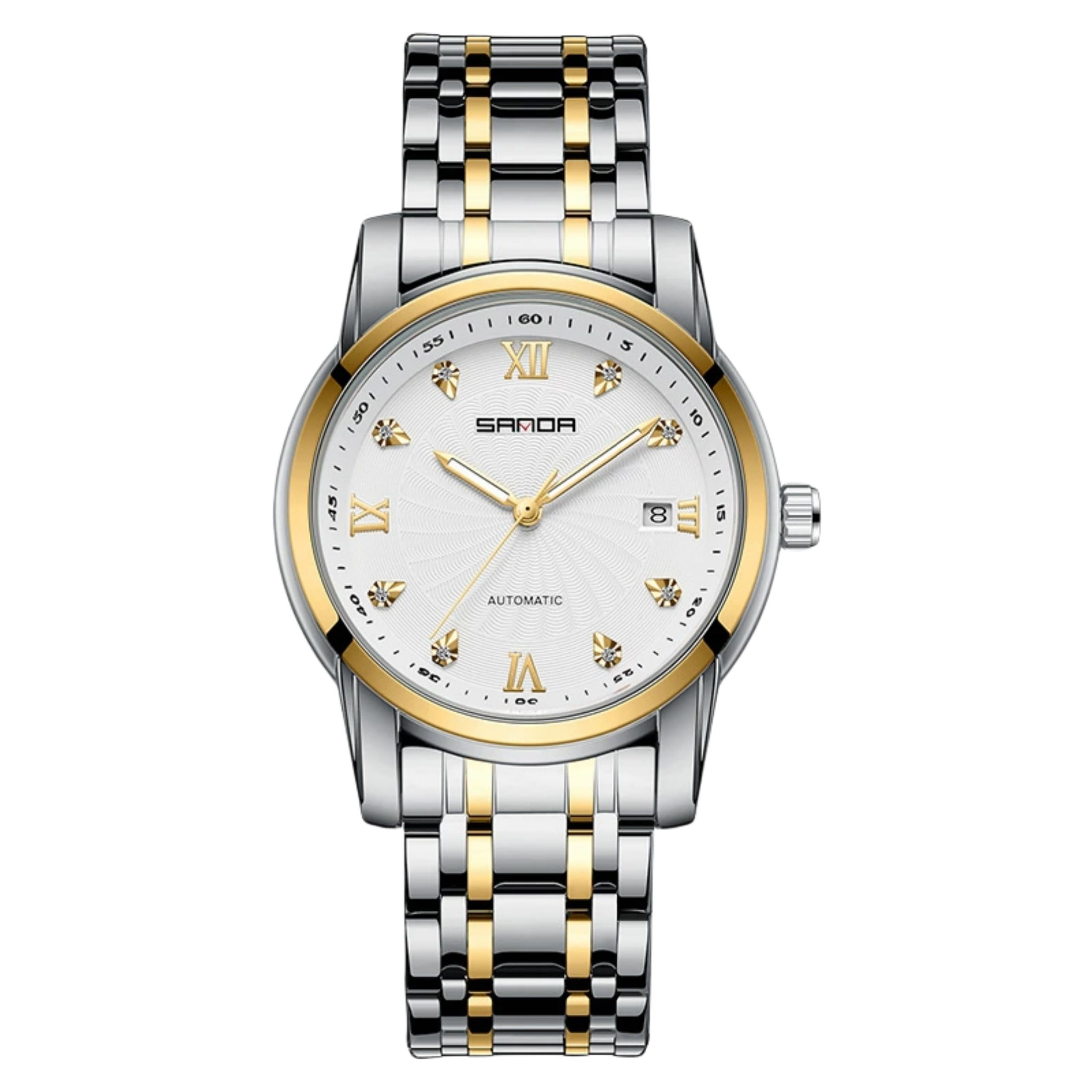 Sanda Men's Multifunctional Alloy Watch Automatic Movement Stainless ...