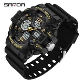 Sanda Men's Watches Sports Outdoor Waterproof Military Wrist Watch Date ...
