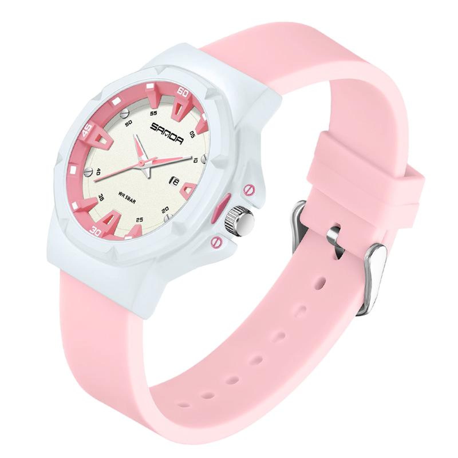 Sanda Quartz Watch with Calendar Display, Waterproof Sports Watch ...