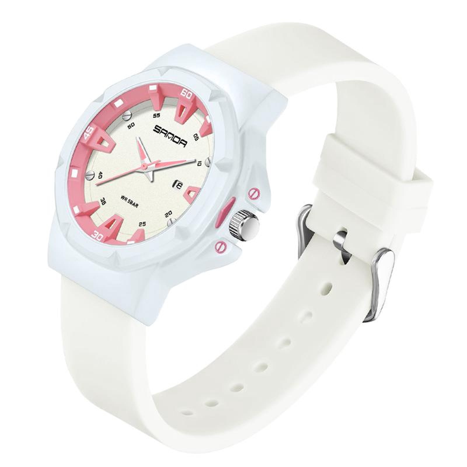 Sanda Quartz Watch with Calendar Display, Waterproof Sports Watch ...