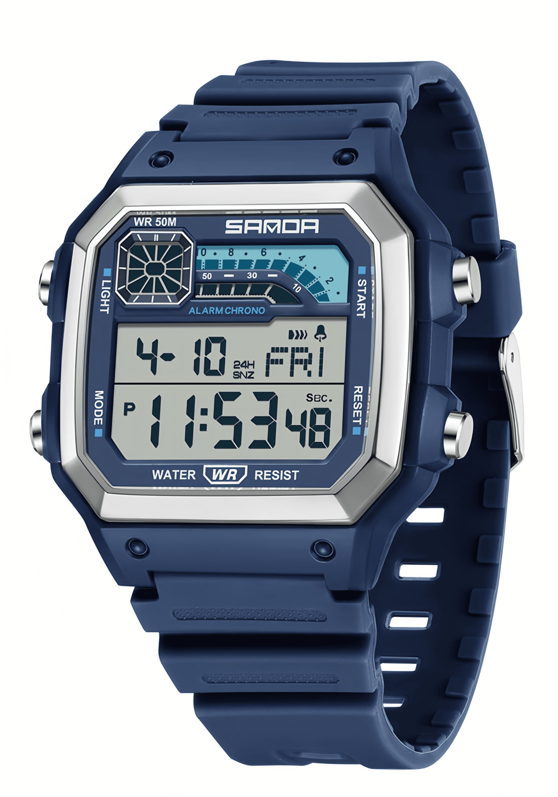 Sanda Square Men's Outdoor Digital Watch Men's Multifunction Waterproof ...