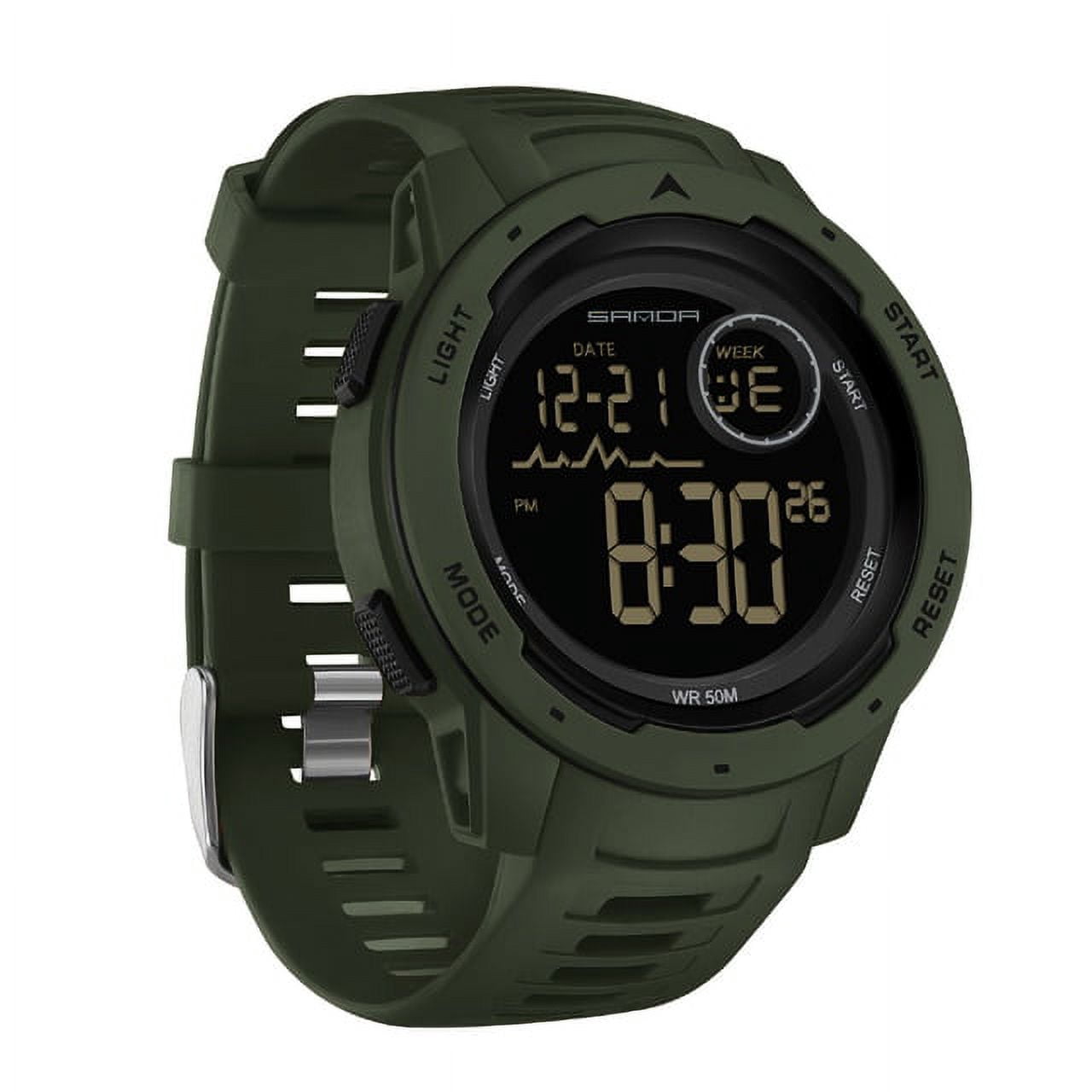 Sanda Top Brand Sports Men Watches Fashion Countdown Waterproof Led ...