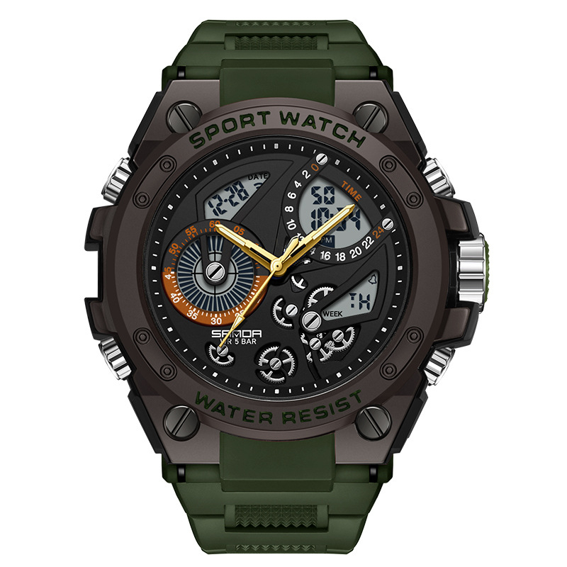 Sanda Watch Fashion Trend Student Wristwatch Sports Multifunction Cool ...