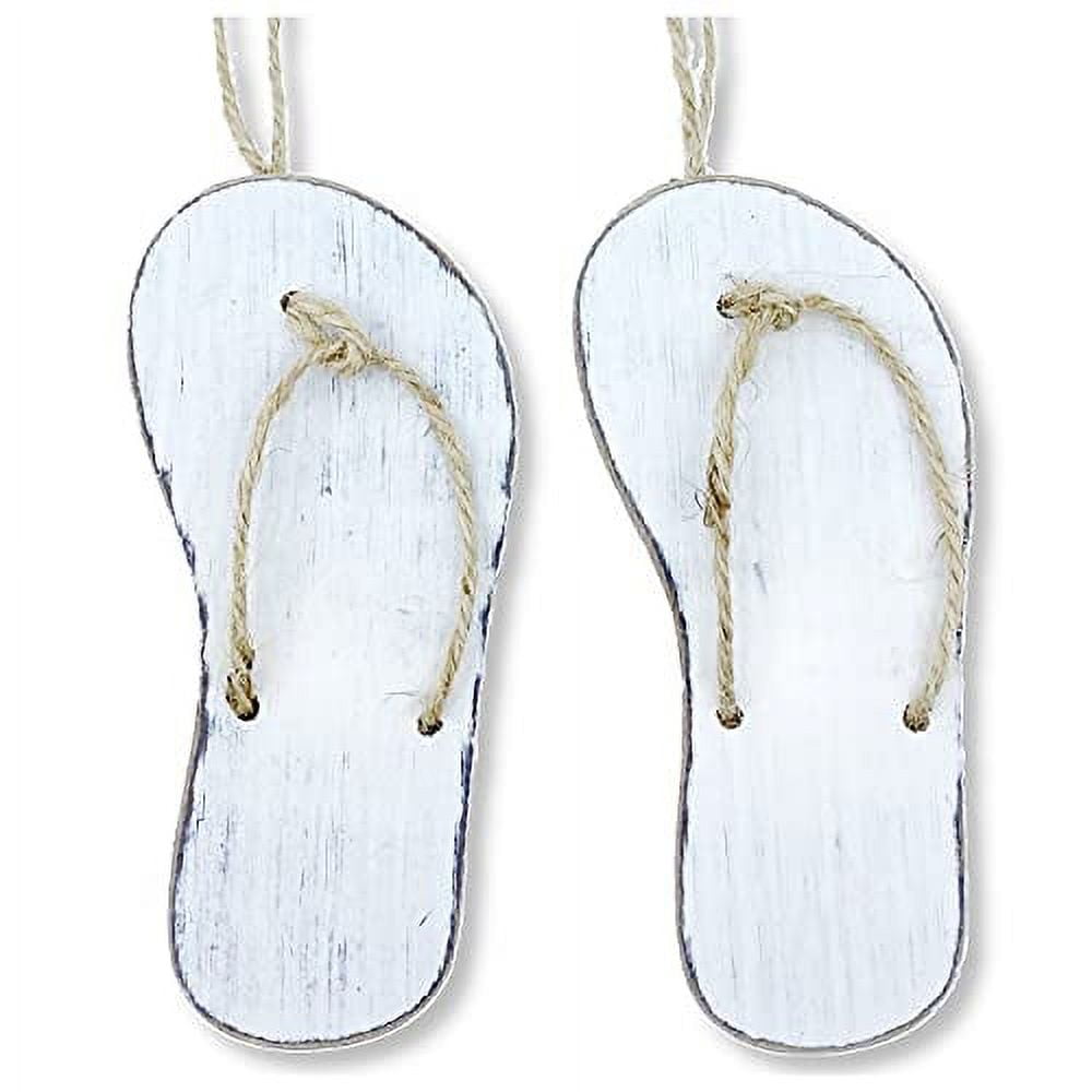 Sandal Flip Flop Ornaments - Beach Coastal Theme Decorations - Walmart.com