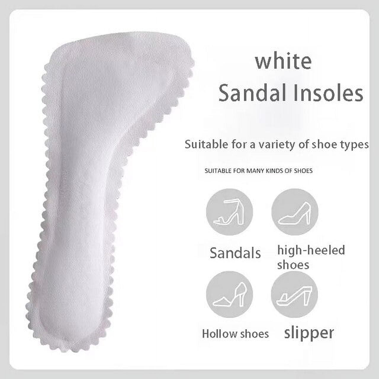 Sandal Insoles Pads For Women Antiskid Sweat Absorption High-heeled ...