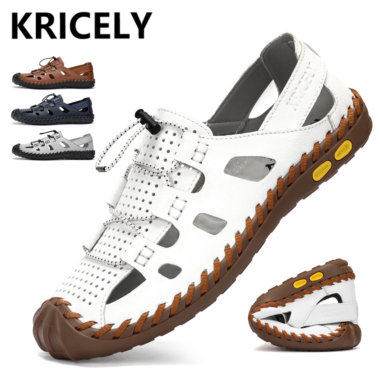 Sandals Man Slippers For Men Flip Flops Men's Closed Toe Summer Shoes ...