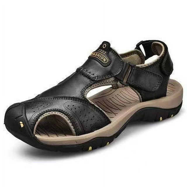 Sandals for Men Leather Hiking Sandals Athletic Walking Sports ...