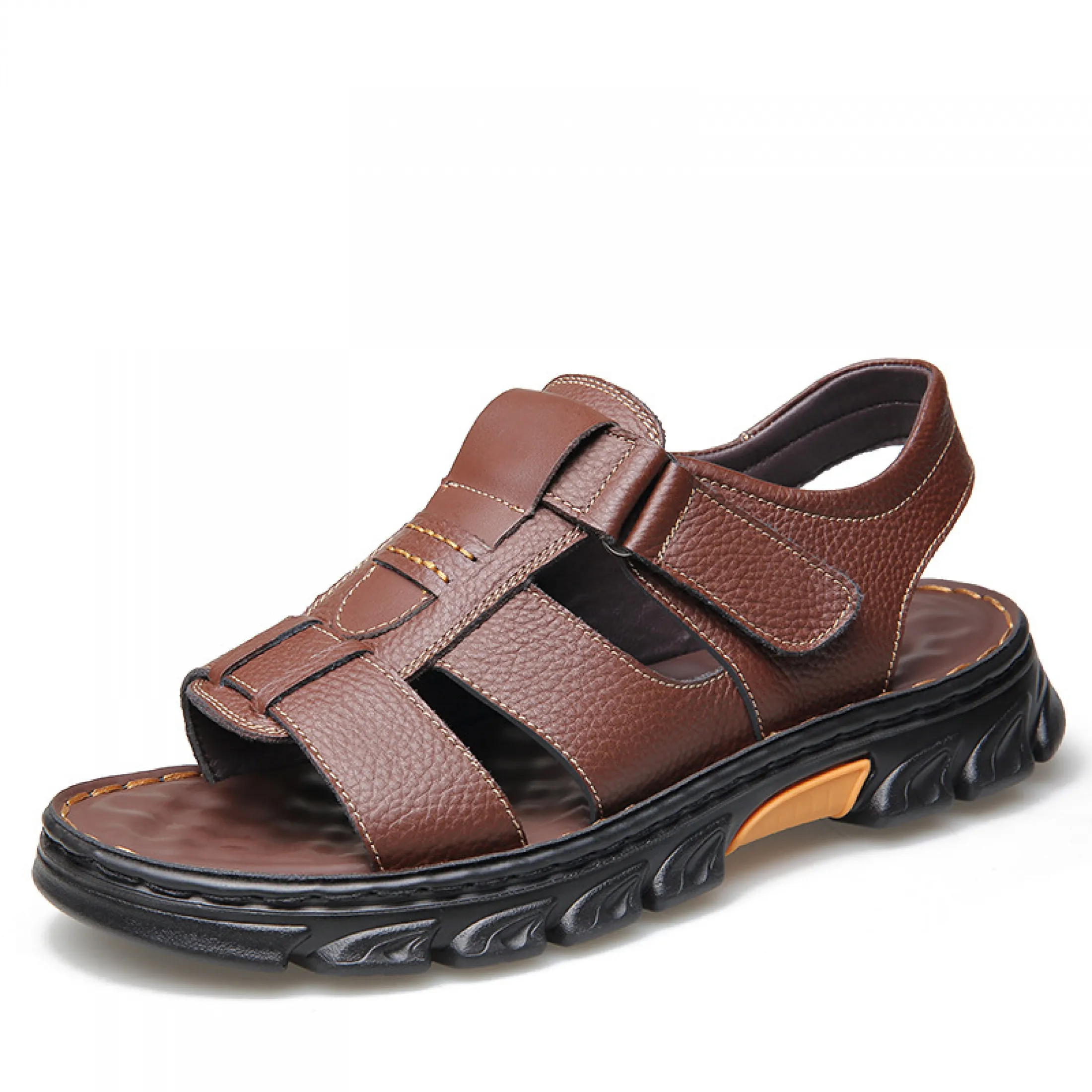 Sandals for Men Wide Toe Swollen Feet Adjustable for Foot Pain ...