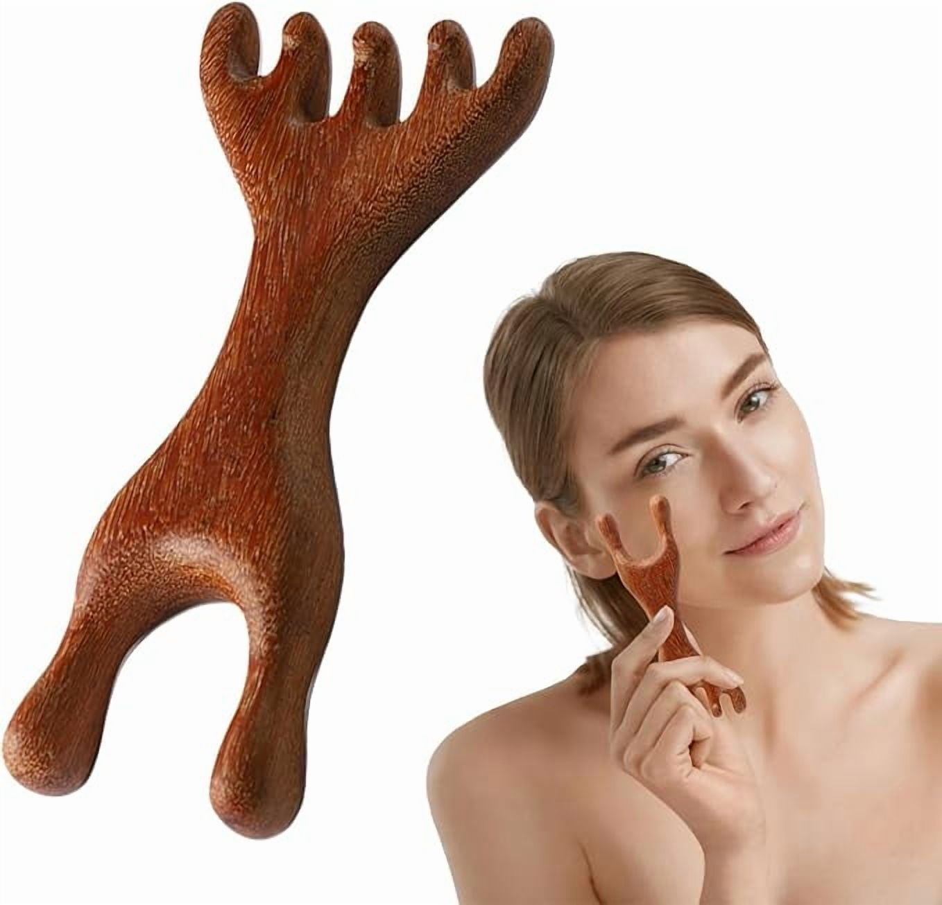 Sandalwood Acupressure Face Body Massage Comb - Scalp Relaxation ...