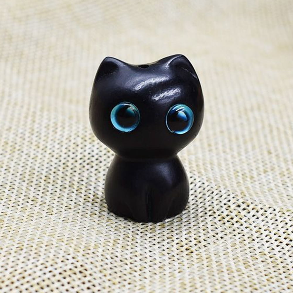 Sandalwood Cat Statue,Mini Hand Carved Wood Cat,Handmade Wood Carved ...