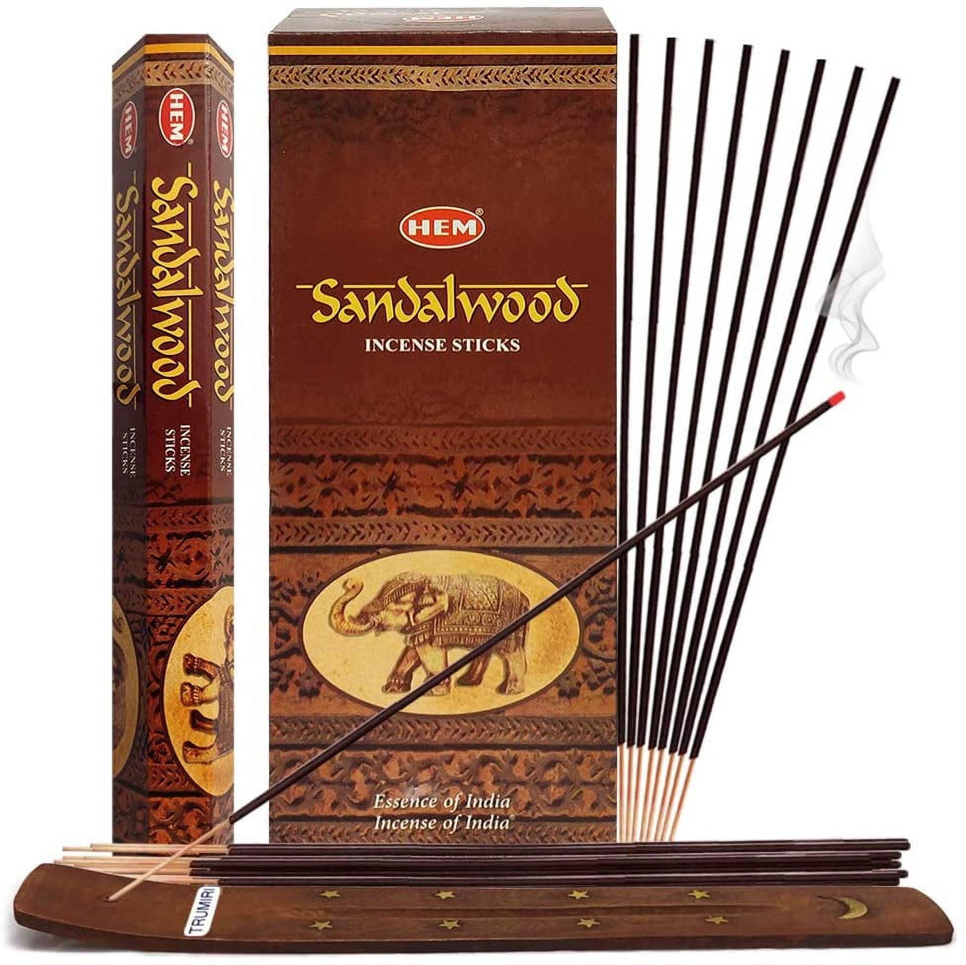 Sandalwood Incense Sticks And Incense Stick Holder Bundle Insence ...