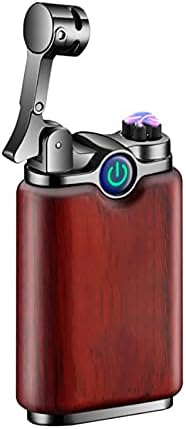 Sandalwood Lighter Wood Cigarette Encendedor USB Rechargeable Flameless ...