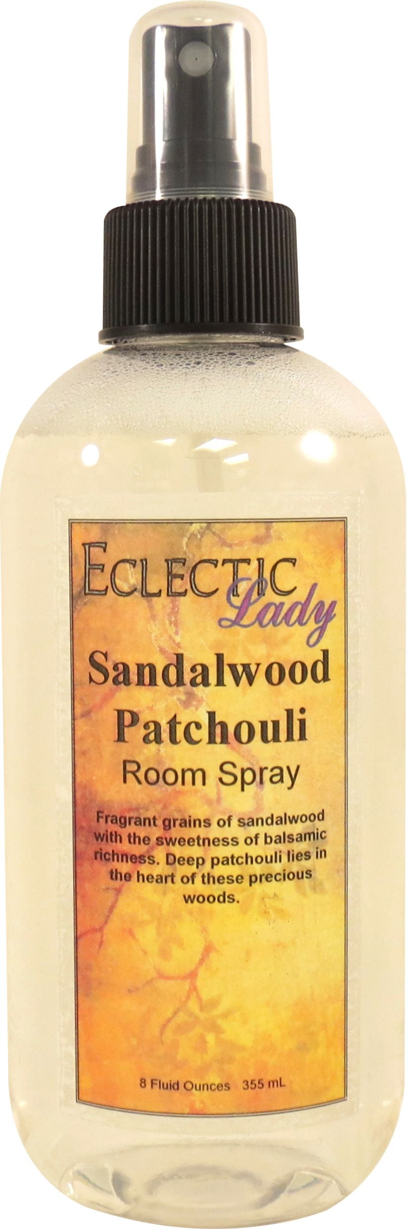 Sandalwood Patchouli Room Spray by Eclectic Lady, 16 Ounces, Fragrant ...