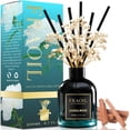 Sandalwood Reed Diffuser, Reed Diffuser Set 6.7 fl oz (200 ml) with 6 ...
