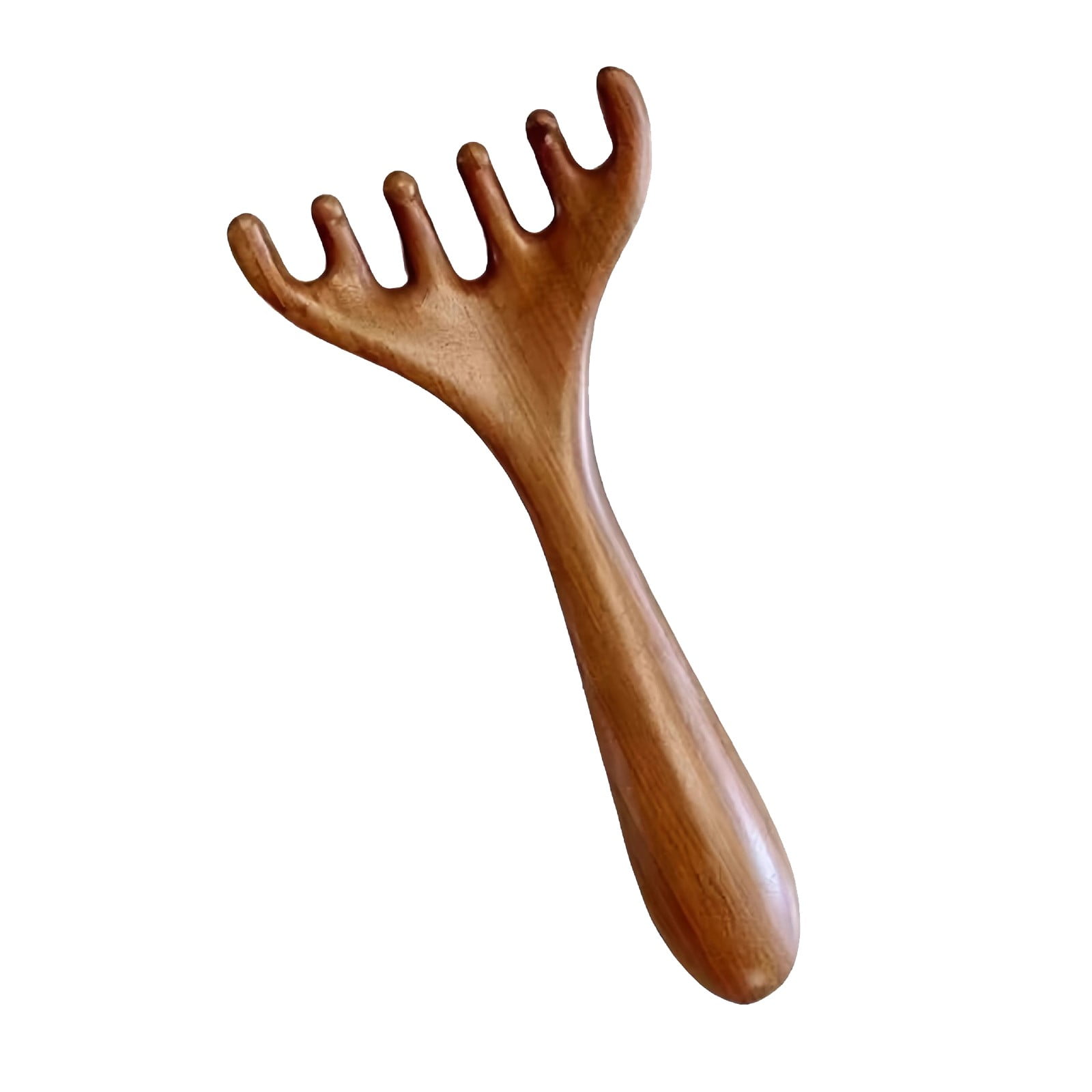 Sandalwood Scalp Massager Comb Wide Tooth Hair Care For Women Deer Comb ...