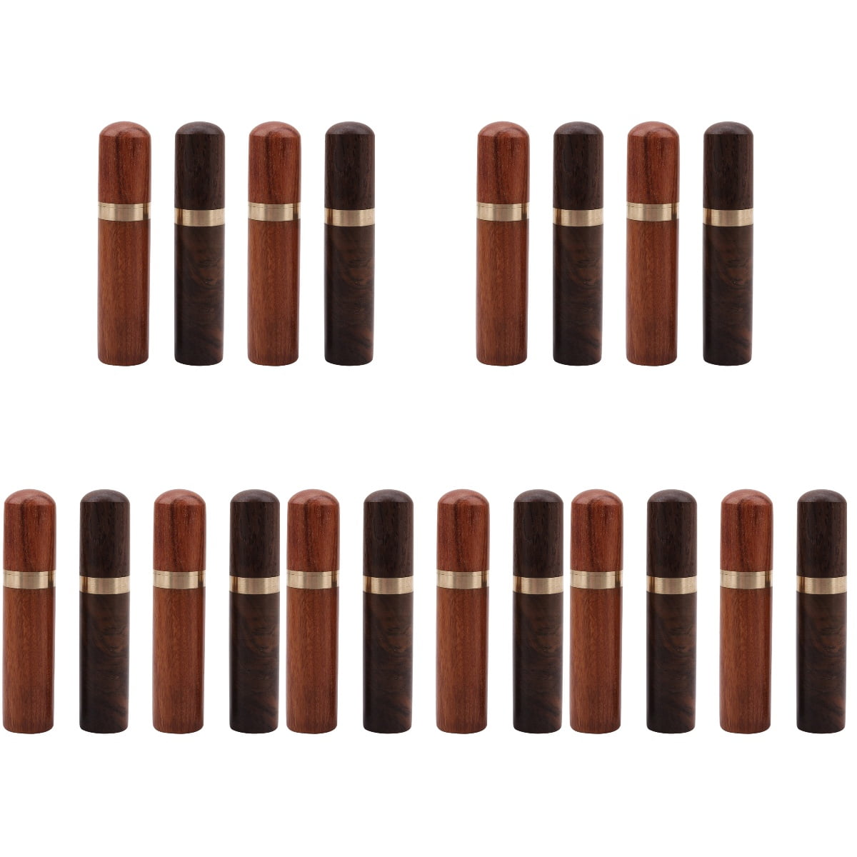 Sandalwood Storage Box 20 Pcs Threading Needle Case Sewing Needles ...