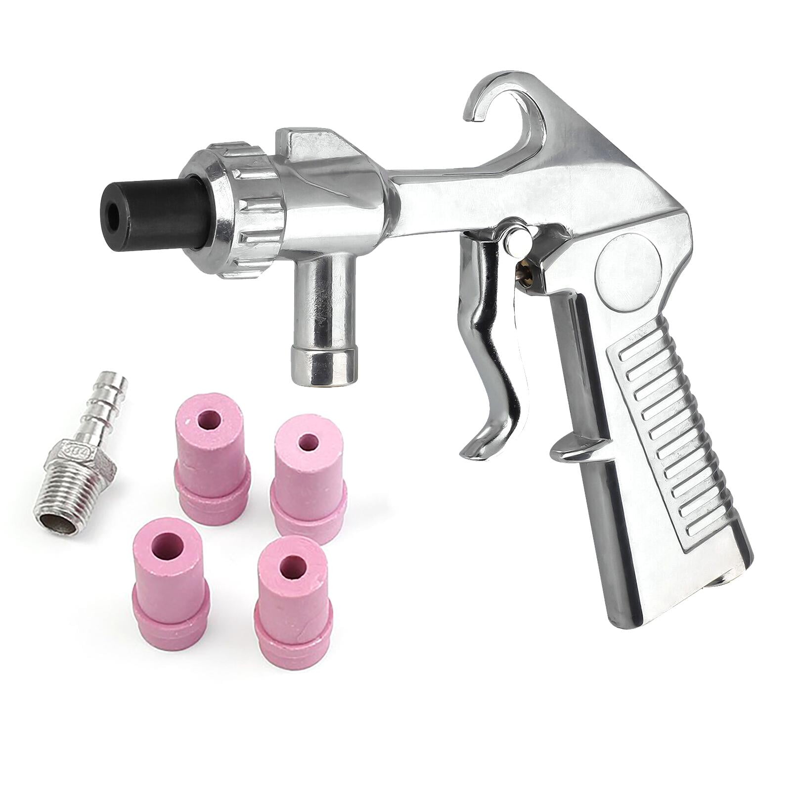 Sandblaster Air Part Abrasive Sandblasting Gun Sand Blaster W/ 4 ...