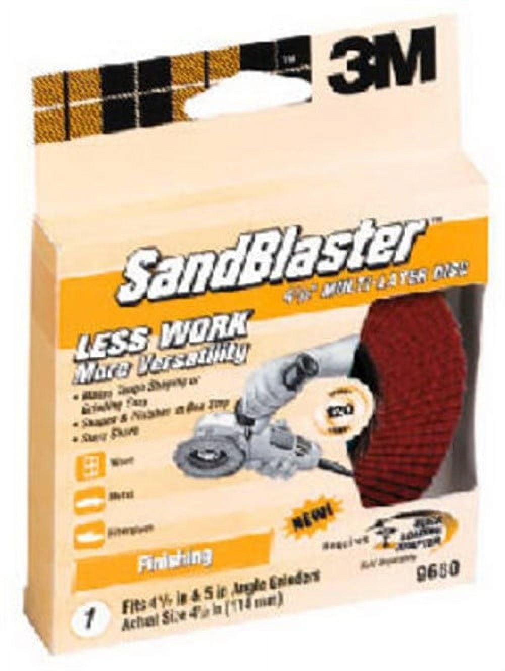 3M SandBlaster 9680 Multi-Layer Grinding Disc 120-Grit Fine Grade ...