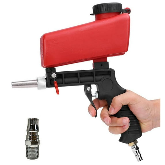 Sandblaster Sand Blaster Gun Kit, Portable 90psi Gravity Sand Blasting ...