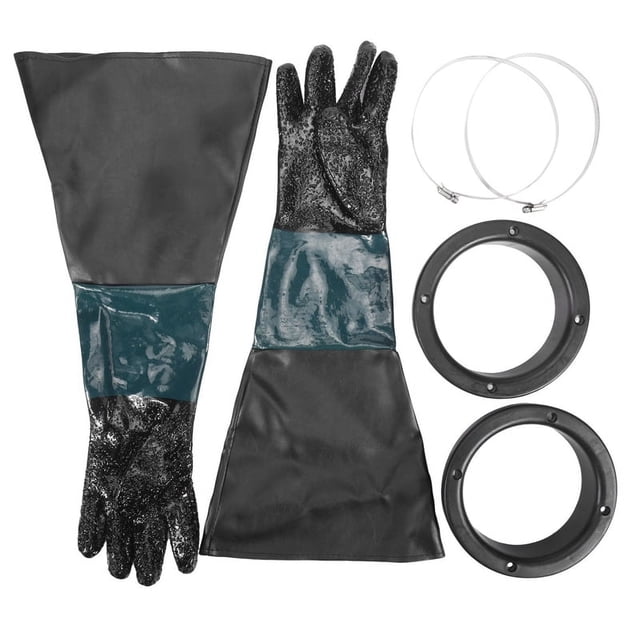 Sandblasting Gloves SandBlaster Parts 60cm with O Rings for Sandblast ...