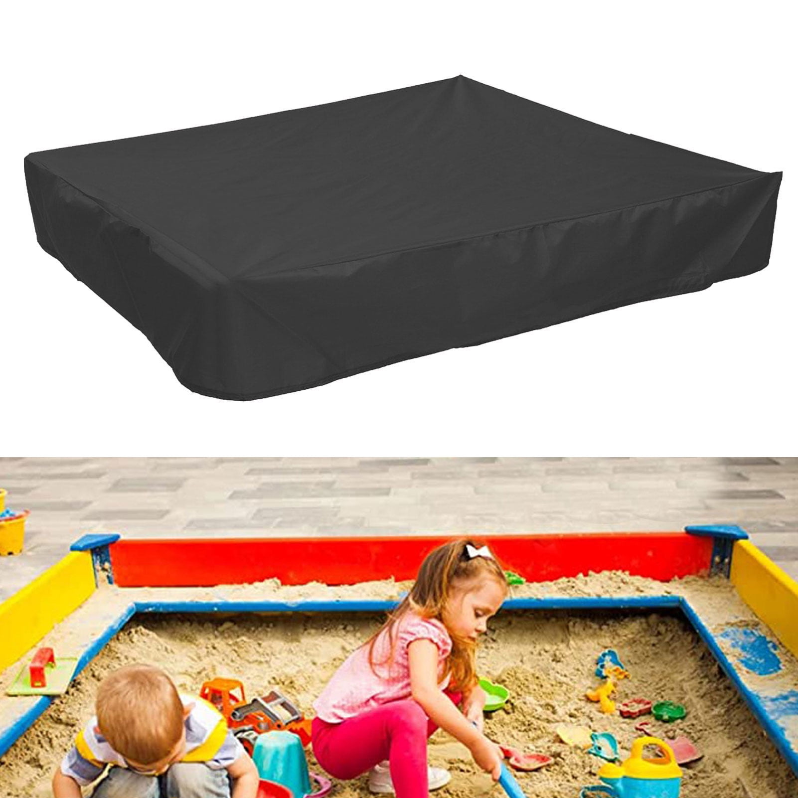 Sandbox Cover with Drawstring Square Dust Proof Anti UV Waterproof ...