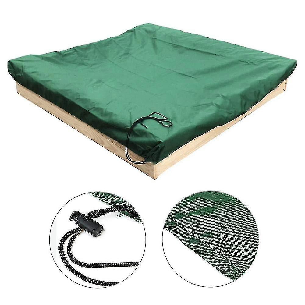 Sandbox Cover With Drawstring, Square Dust-proof Beach Sandbox Cover ...